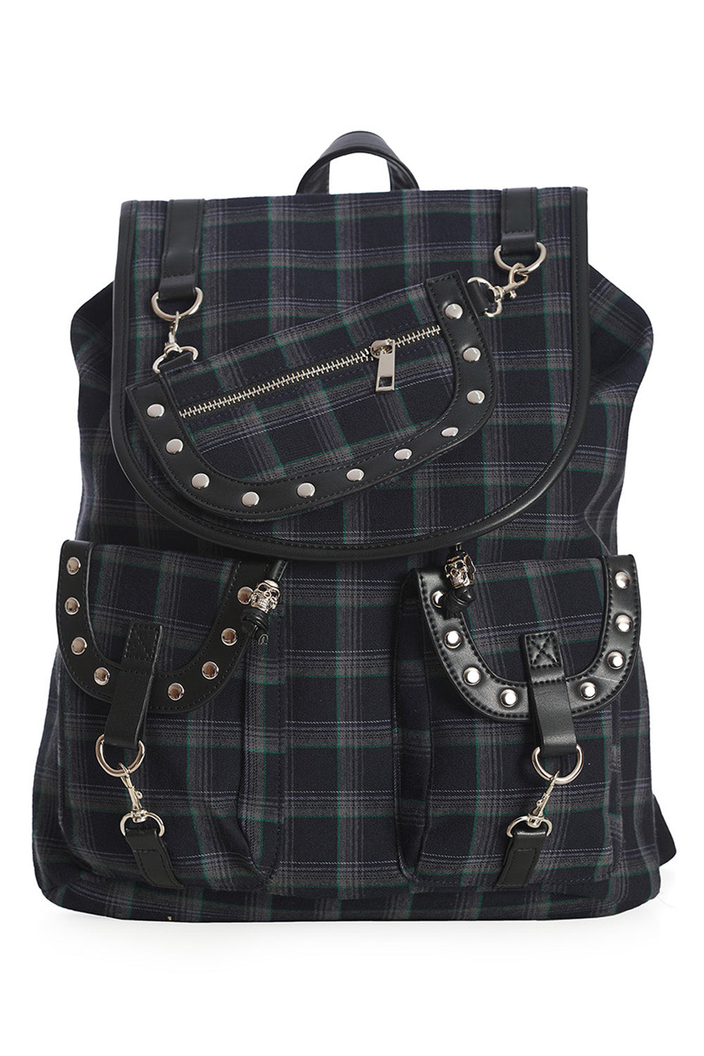 Gray Plaid Backpack – Wicked Misfit