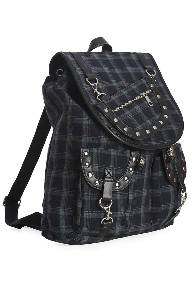 Gray Plaid Backpack – Wicked Misfit