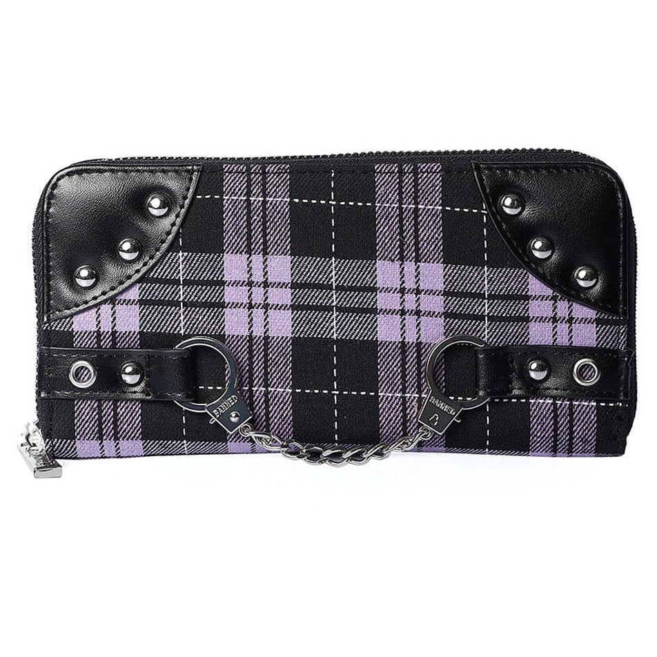 Lilac Plaid Wallet – Wicked Misfit