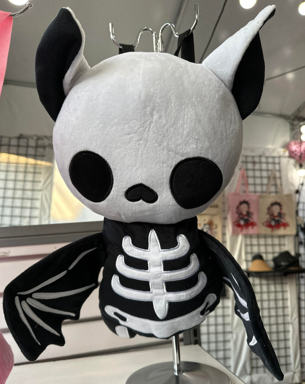 Oversized Bat Skeleton Plushie Backpack – Wicked Misfit