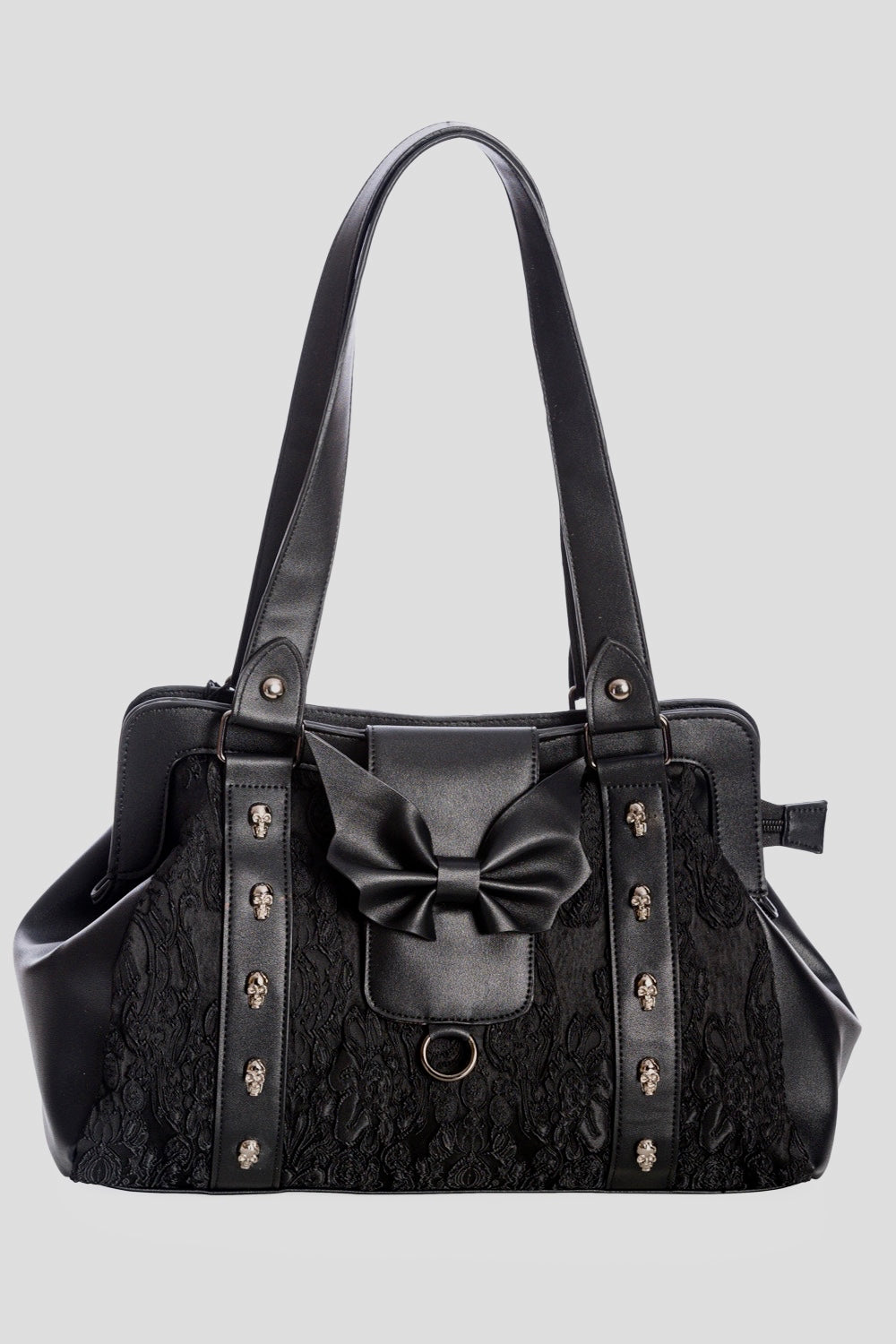 Black Damask Bat Bow Shoulder Bag – Wicked Misfit