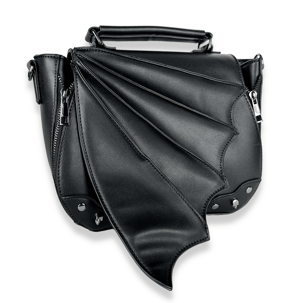 Gothic Bat Wing Convertible Handbag with Crossbody Bag Strap – Wicked ...