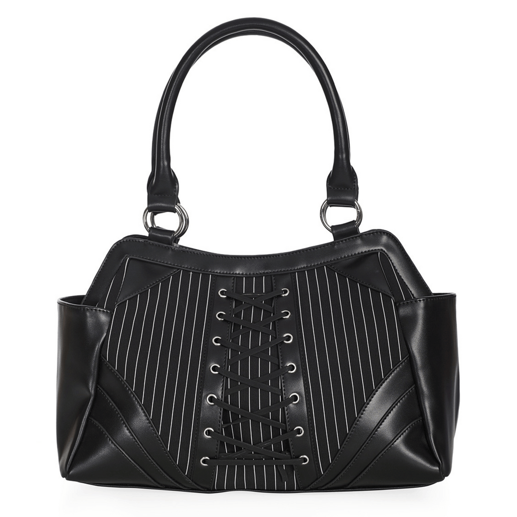 Pinstripe Corset Shoulder Bag – Wicked Misfit