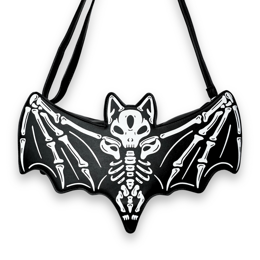 Skeleton Bat Crossbody Bag – Wicked Misfit