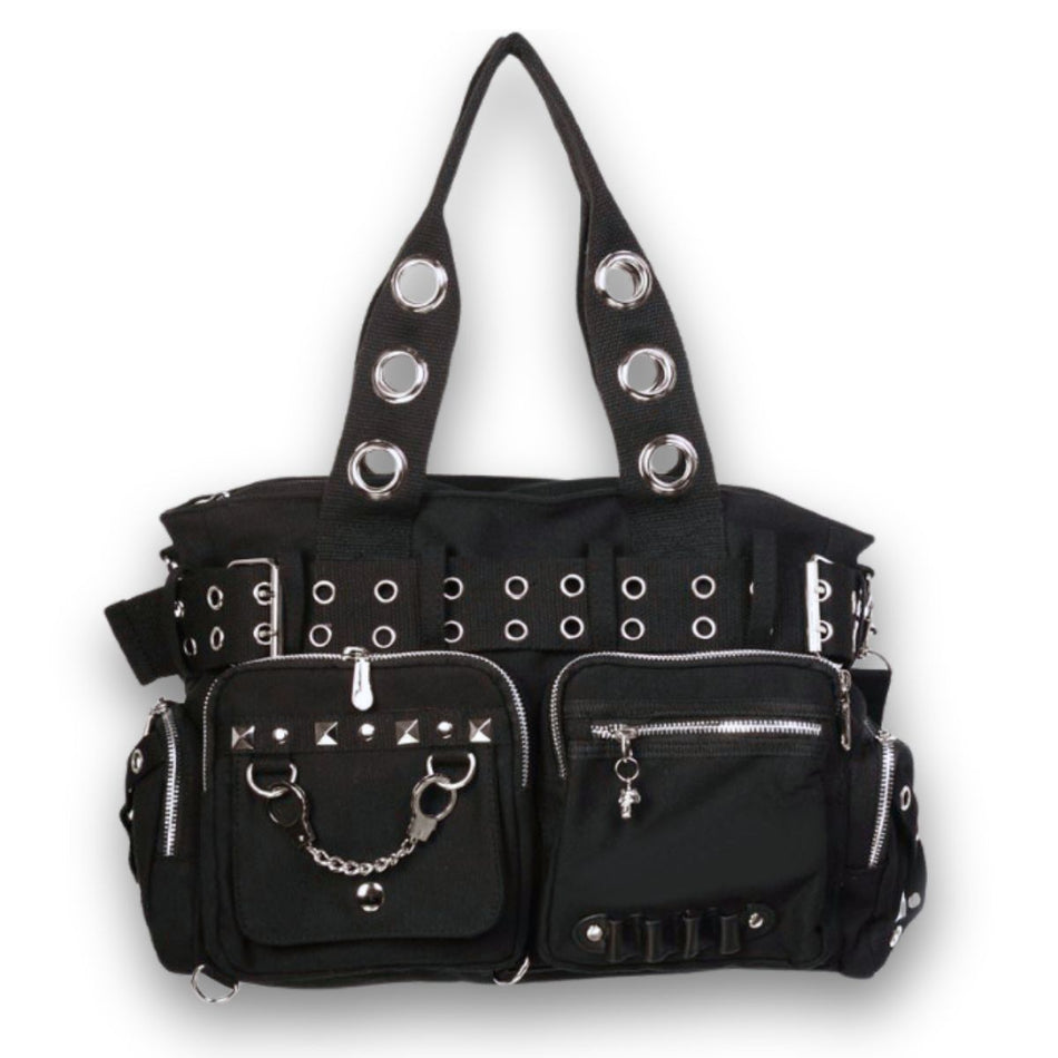 Wicked Misfit Chain & Spikes Handbag / Shoulder Bags