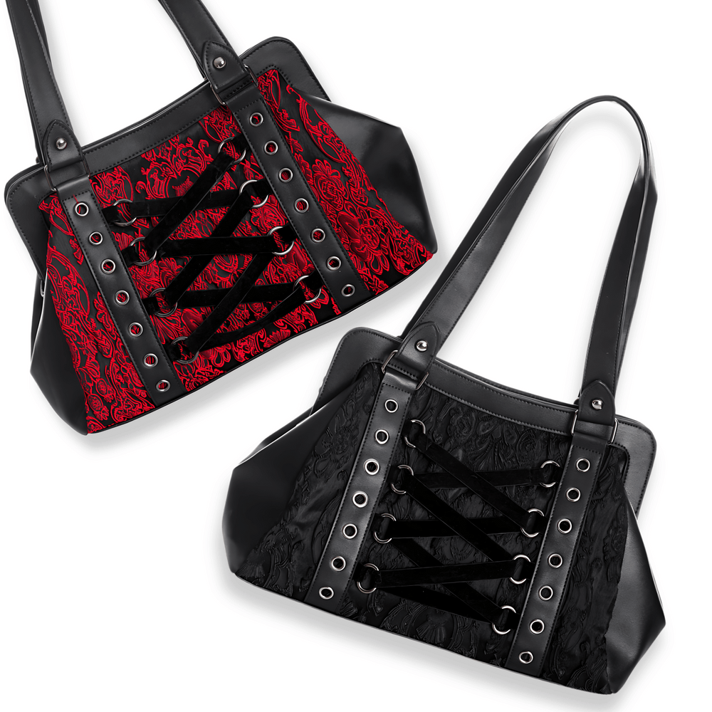 Velvet Corset Lace up Shoulder Bags – Wicked Misfit