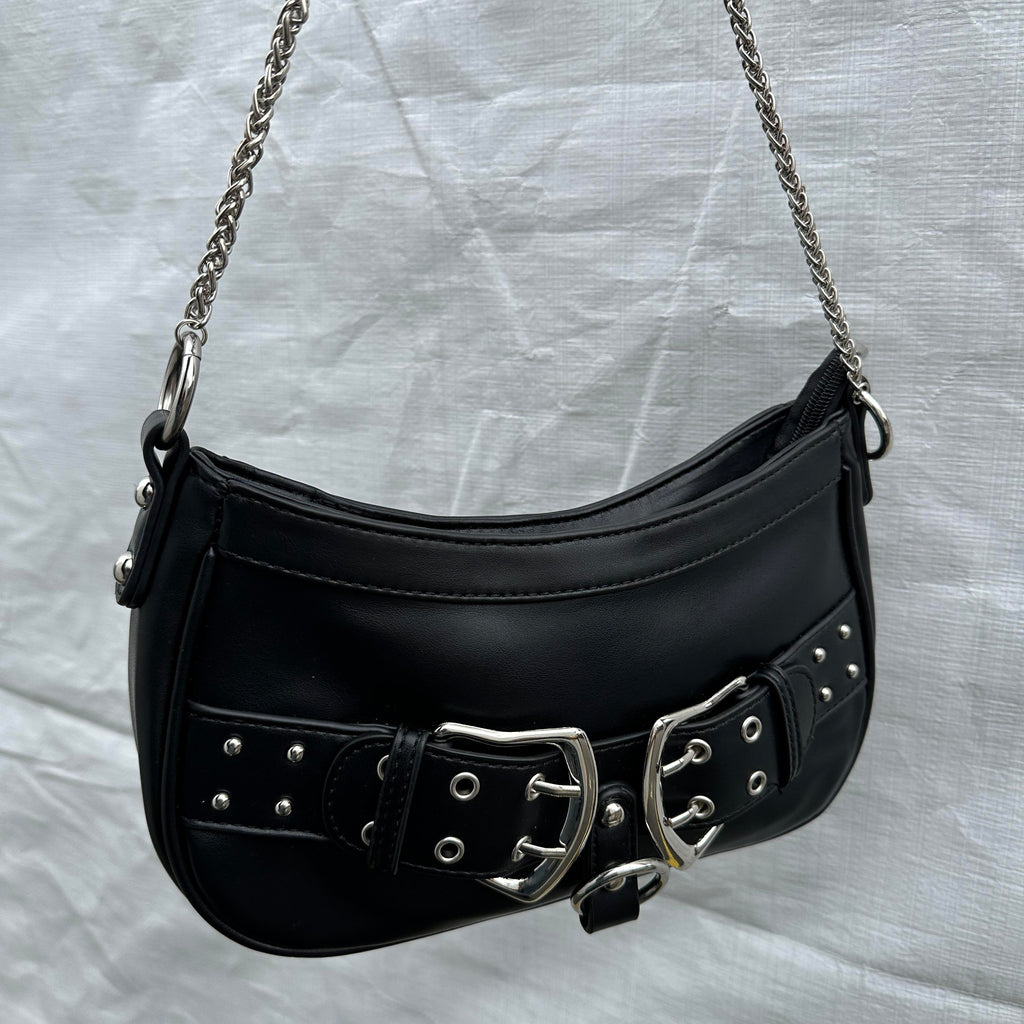 Y2k Convertible Double Belt Shoulder Bag – Wicked Misfit